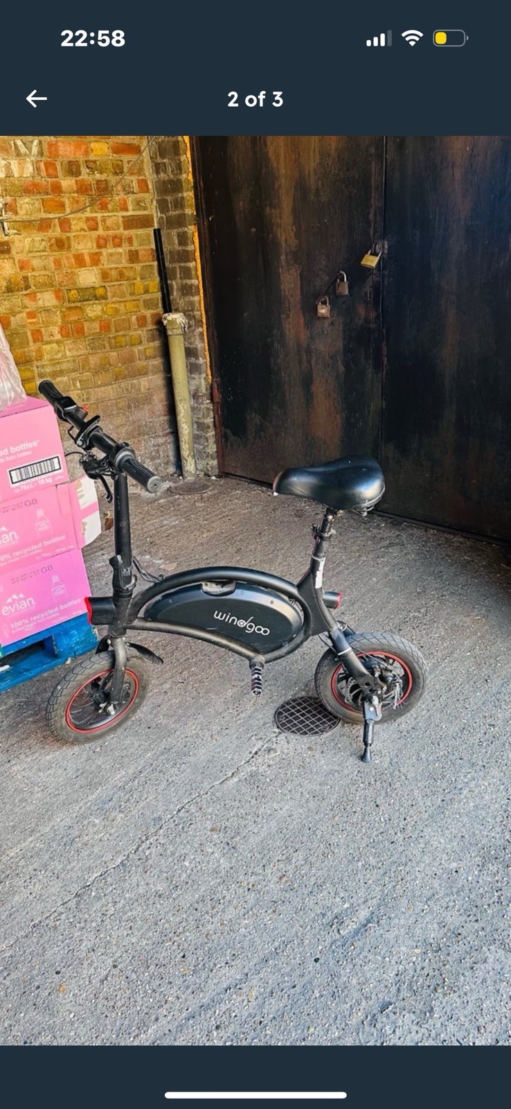 Windgoo B3 Seated Electric Scooter available for sale. Its in good ...