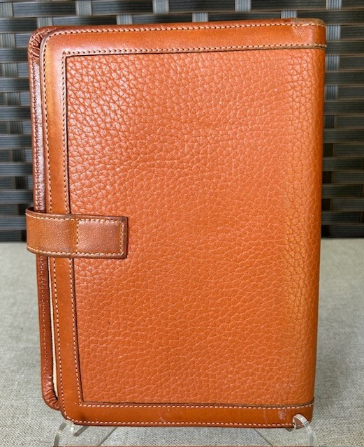 VTG Dooney & Bourke All Weather Leather Organizer Agenda Planner Small ...