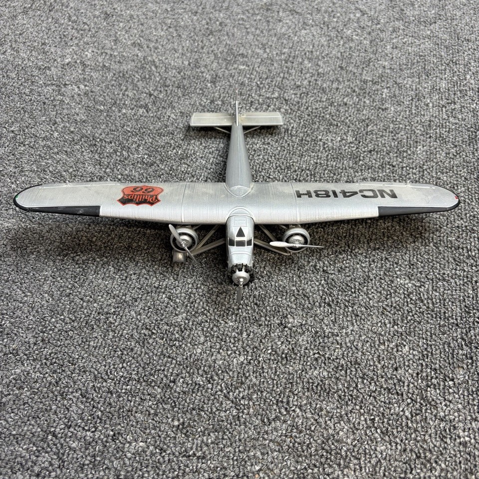 ERTL Collectibles Phillips 66 Ford Tri-Motor Die Cast Model Plane ...