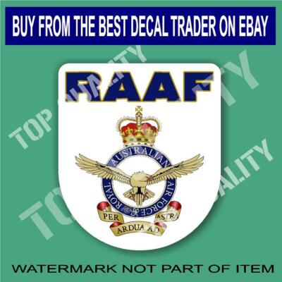ROYAL AUSTRALIAN AIR FORCE RAAF DECAL STICKER MILITARY AUSTRALIANA ...