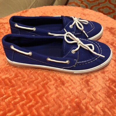 Top Moda Women's Boat Shoes Blue Size 6.5 | eBay