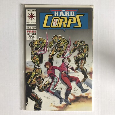 Hard Corps 18 Valiant Comics 1994 VF + / NM - 8.5 - 9.0 Cards Missing ...