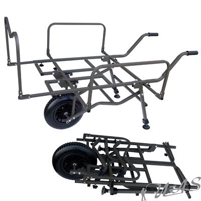 Delta Fishing Trolley Big Wheel XXL Carp Barrow Schnellklapp Angelkarre ...