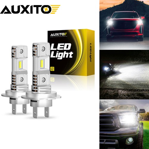 Pair H7 LED Headlight Conversion Bulb Kit Hi/Lo Beam 6500K Canbus Error ...