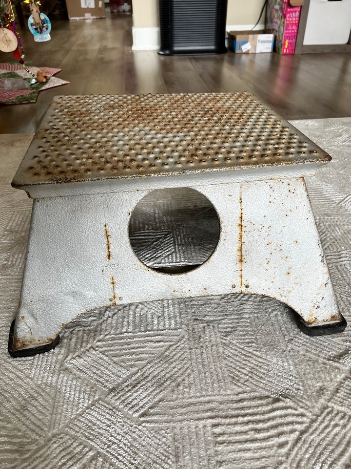 Vintage AT&SF Ry. passenger train step stool | eBay