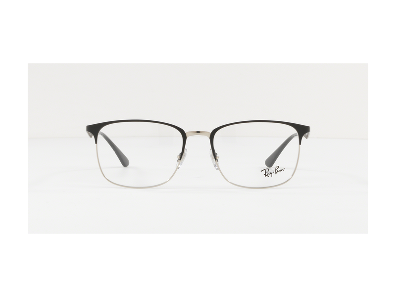 Eyeglasses Frames Ray Ban RX6421 black silver metal 2997 | eBay