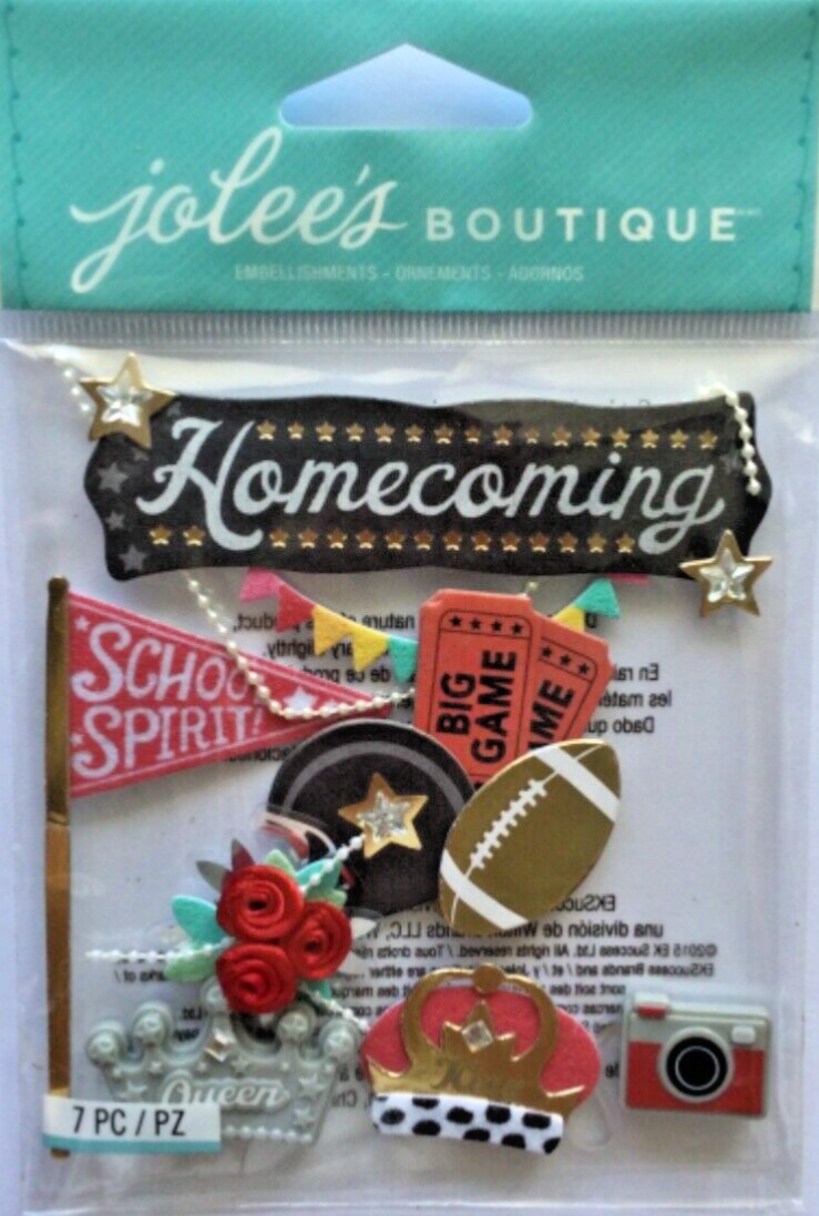 Jolee's Boutique (HOMECOMING) Dimensional Scrapbooking Sticker D-44 | eBay