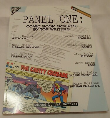 Panel One: Comic Book Scripts by Graphic Novel Writers Paperback Nat ...