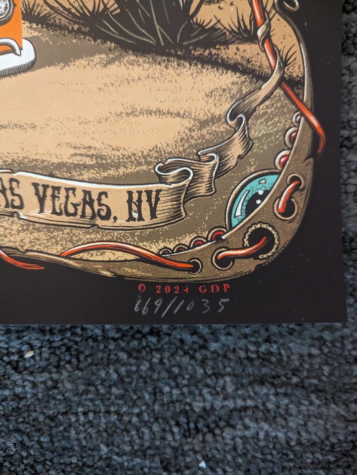 DEAD & COMPANY 5/16/24 SPHERE POSTER BY NEAL WILLIAMS #669/1035 RARE ...