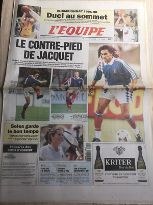 L'Equipe Journal 5/09/1995; France-Azerbaïdjan/ Basket; Duel au sommet ...