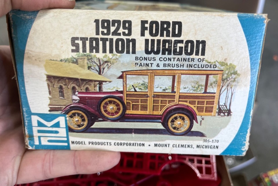 MPC 305 1929 Ford Station Wagon Woody VINTAGE kit 1/25 McM Niob | eBay