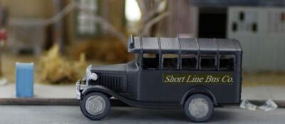 N Scale 1920s-30s Passenger Bus Town City Small Bus PRE ASSEMBLED ...