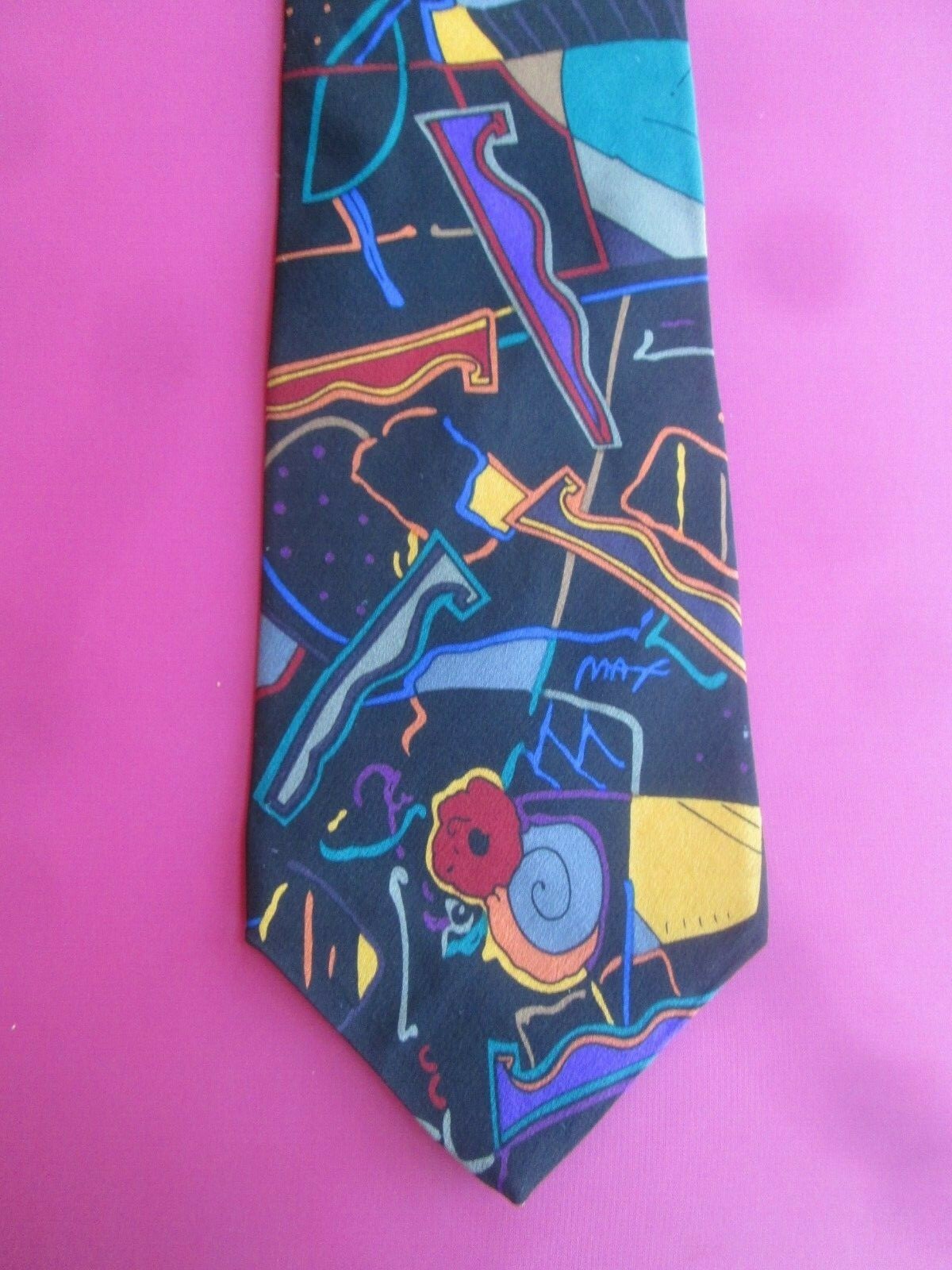 Peter Max Artist Neomax By Belle Limited Edition Silk… - Gem