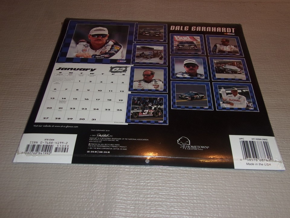 Vintage Nascar 2002 Dale Earnhardt Sealed Calendar | eBay