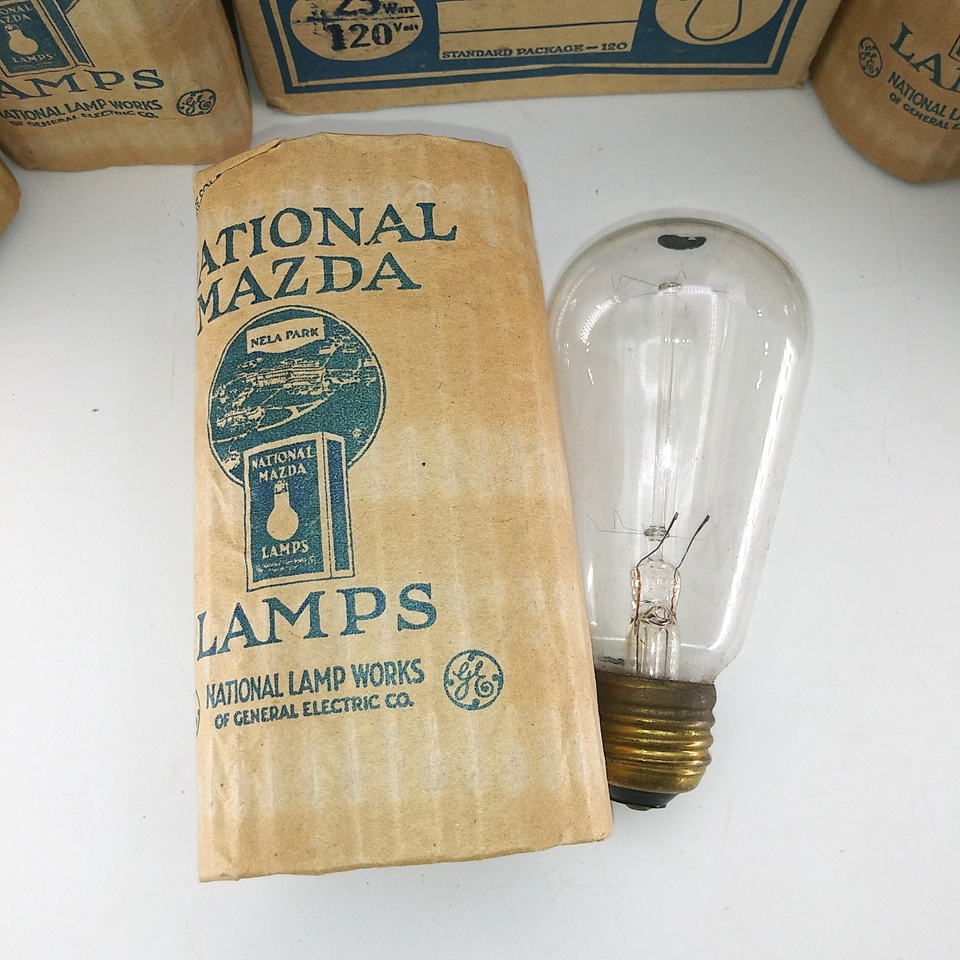 Antique Circa 1920s Mazda Lamp Bulb Box w/6 Bulbs - READ | eBay