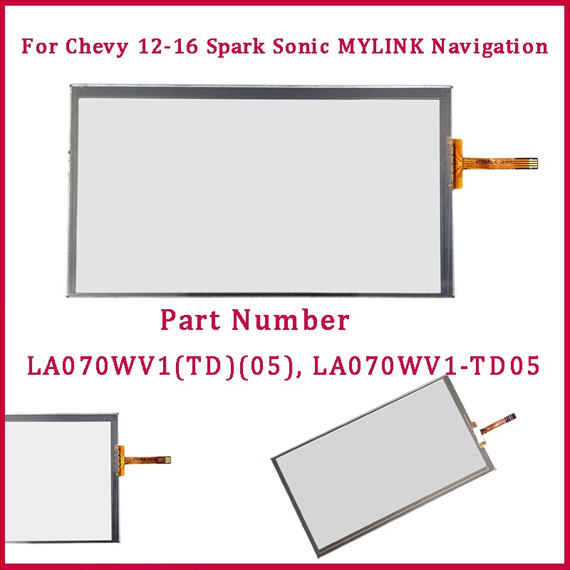 7" Touch Screen Digitizer Glass for Chevy Sonic Spark 12-16 MYLINK ...
