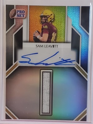 Sam Leavitt 2025 Leaf Pro Set SURNAME "I" Auto Autograph #19/25 | eBay