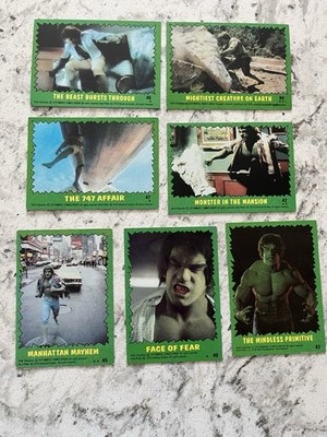 (7) 1979 The Incredible Hulk Cards | eBay