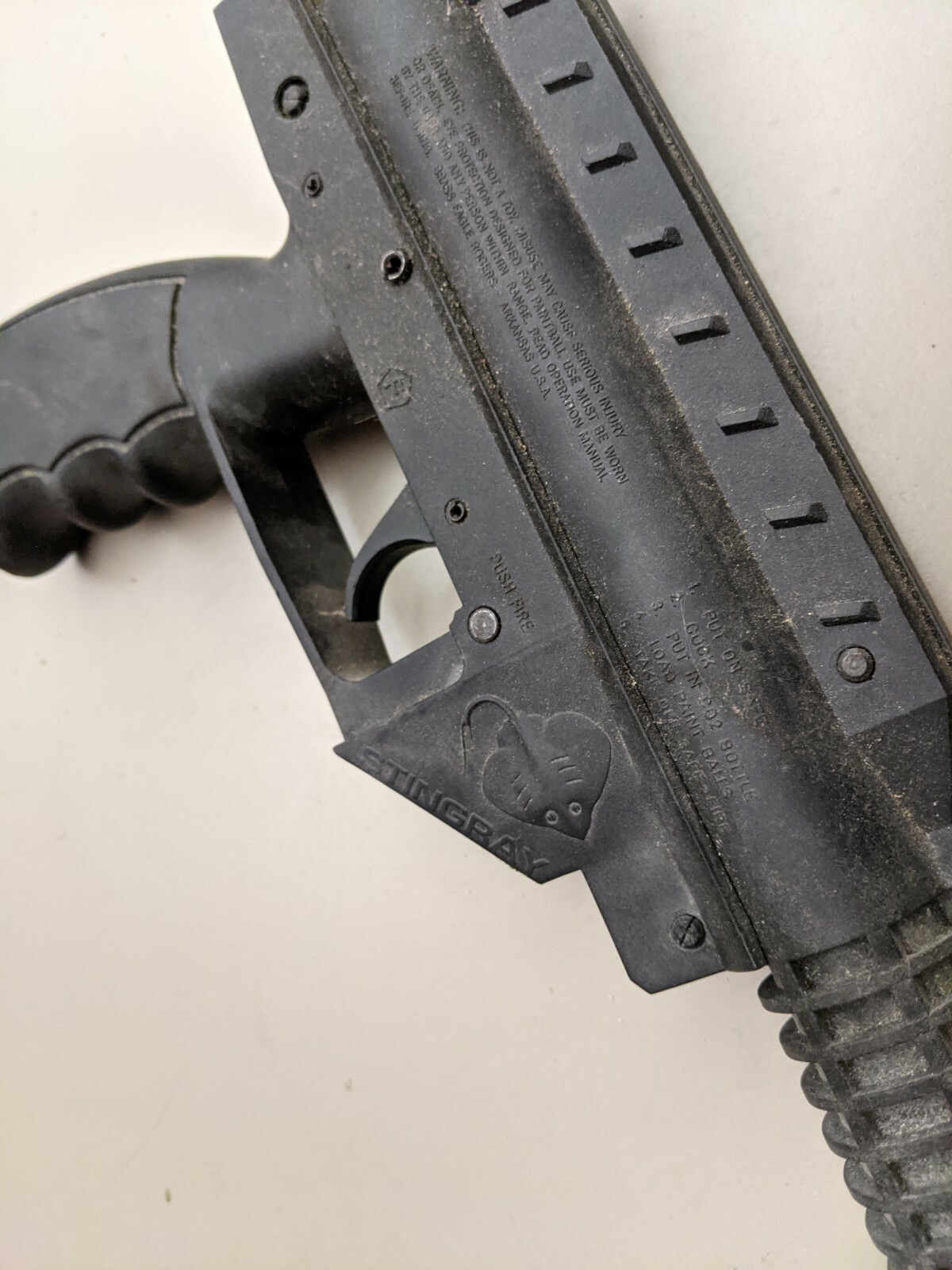 Stingray Paintball Gun Marker Loader for Parts/Repair Untested Unknown ...