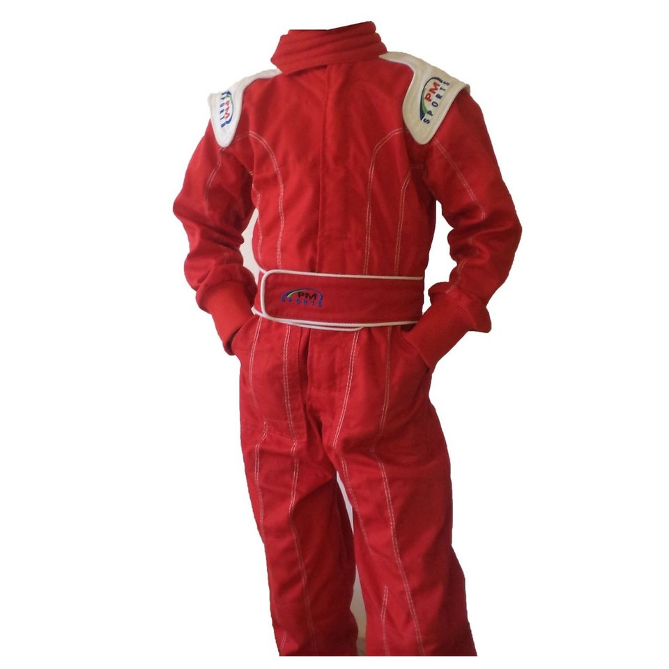 Kids Juniors Karting Race Go Kart Suits Overall One Piece Suit Indoor ...