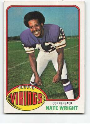 1976 Topps #521 Nate Wright EX Excellent Vikings 116162 | eBay