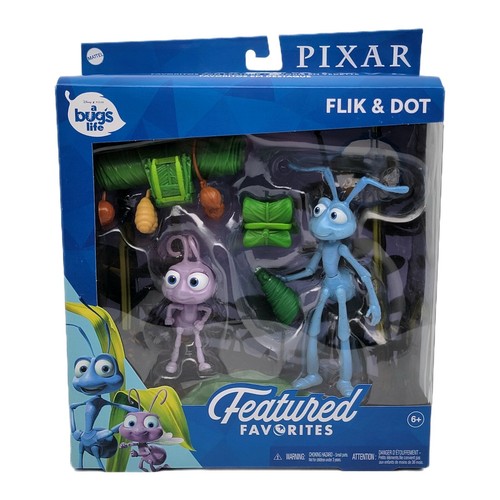 Disney Pixar A Bugs Life Flik & Dot Action Figure Playset Feature ...