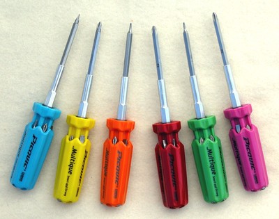 PICQUIC MULTIQUE - One Multi-Bit Screwdriver - 6 handle colors to ...