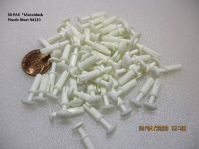 50 PAK * Makeblock Plastic Rivet R4120 | eBay