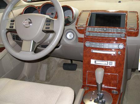 INTERIOR BURL WOOD DASH TRIM KIT SET FIT 2004 2005 2006 NISSAN MAXIMA 3 ...