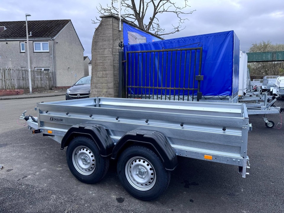 Brand New Zaslaw 8ft x 4ft Twin Axle Heavy Duty Trailer 2000KG Braked ...