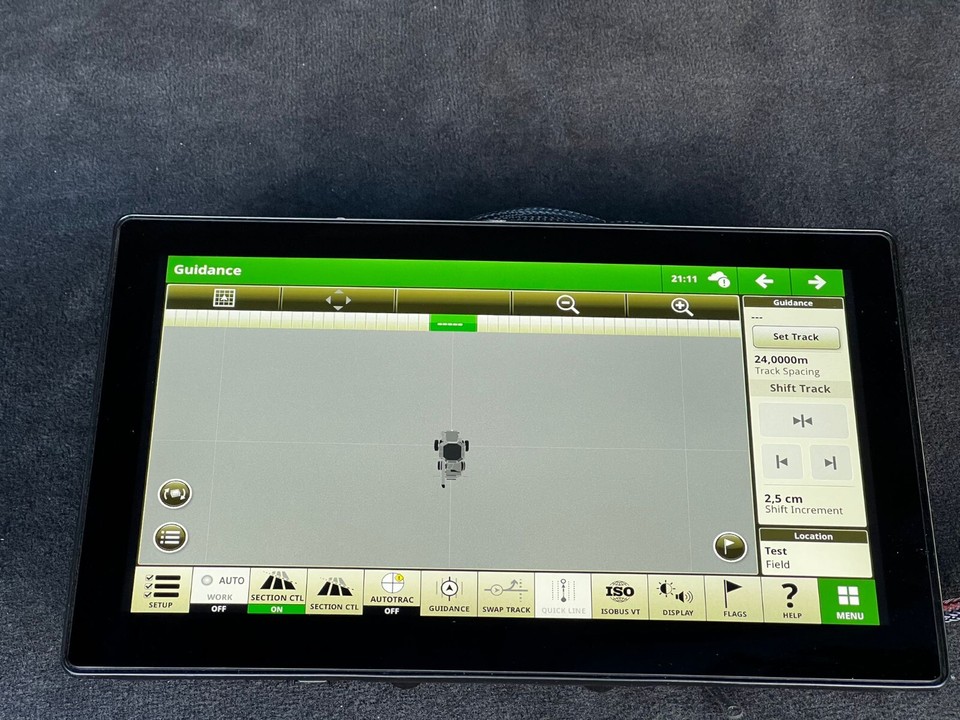 John Deere G5 Plus Universal Display with Basics, AutoTrac & Section ...