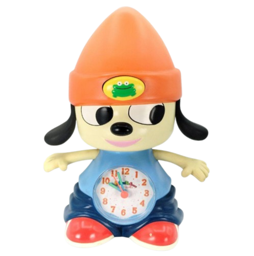 PaRappa the Rapper Alarm clock Figure Quartz Rhythm 24cm From Japan ...