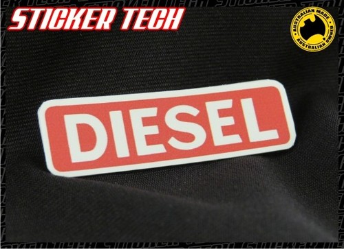 DIESEL FUEL ONLY FUEL FLAP STICKER DECAL TO SUIT TOYOTA 4WD LANDCRUISER ...