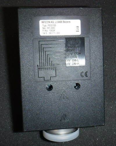 Inficon Ag PEC100 LI-9496 Balzers 351-000 | eBay