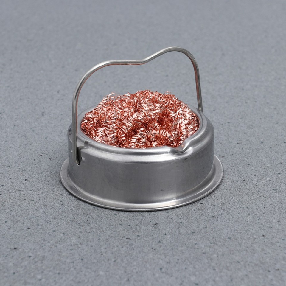 Cleaning Sieve Copper Wire Ball Brush Pipe Cleaner and Base Soldering ...