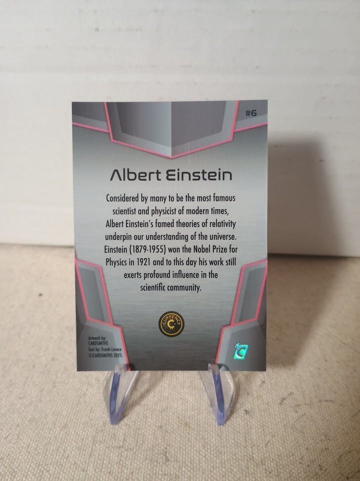 2025 Cardsmith Currency Albert Einstein Sparkle Refractor SP 🔥 | eBay