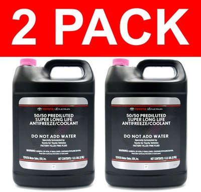 GENUINE TOYOTA SUPER LONG LIFE PINK ANTIFREEZE OEM 00272-SLLC2 - 2 PACK ...