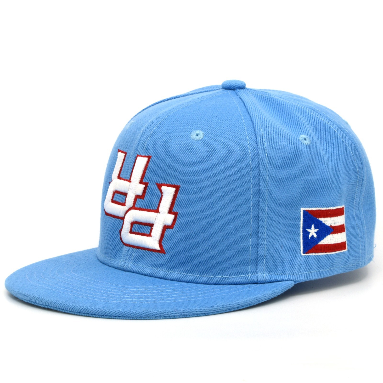 Puerto Rico PR Upside Down Snap back Hat Flag 3D Flat Bill Rico ...