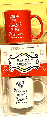 Friends TV Show Coffee Cups Mugs Rachel to My Monica Cappuccino Set ...