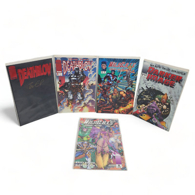 Brandon Choi Writer SIGNED Comic Lot - Deathblow, WildC.A.T.S., Darker ...