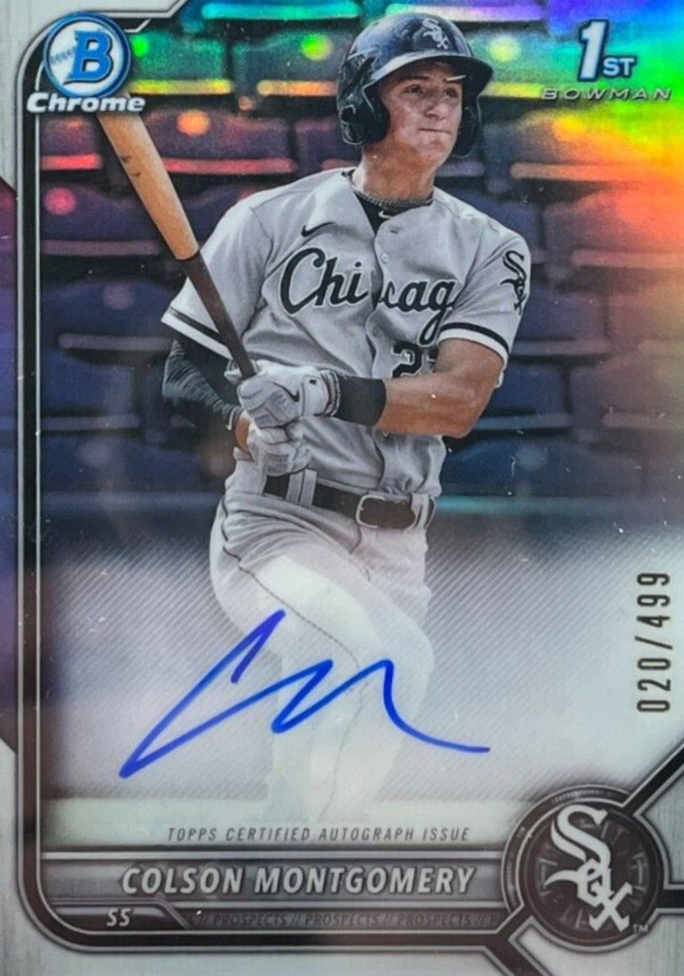 2022+Bowman+-+Chrome+Prospect+Autographs+Refractor+%23CPA-CMY+Colson ...