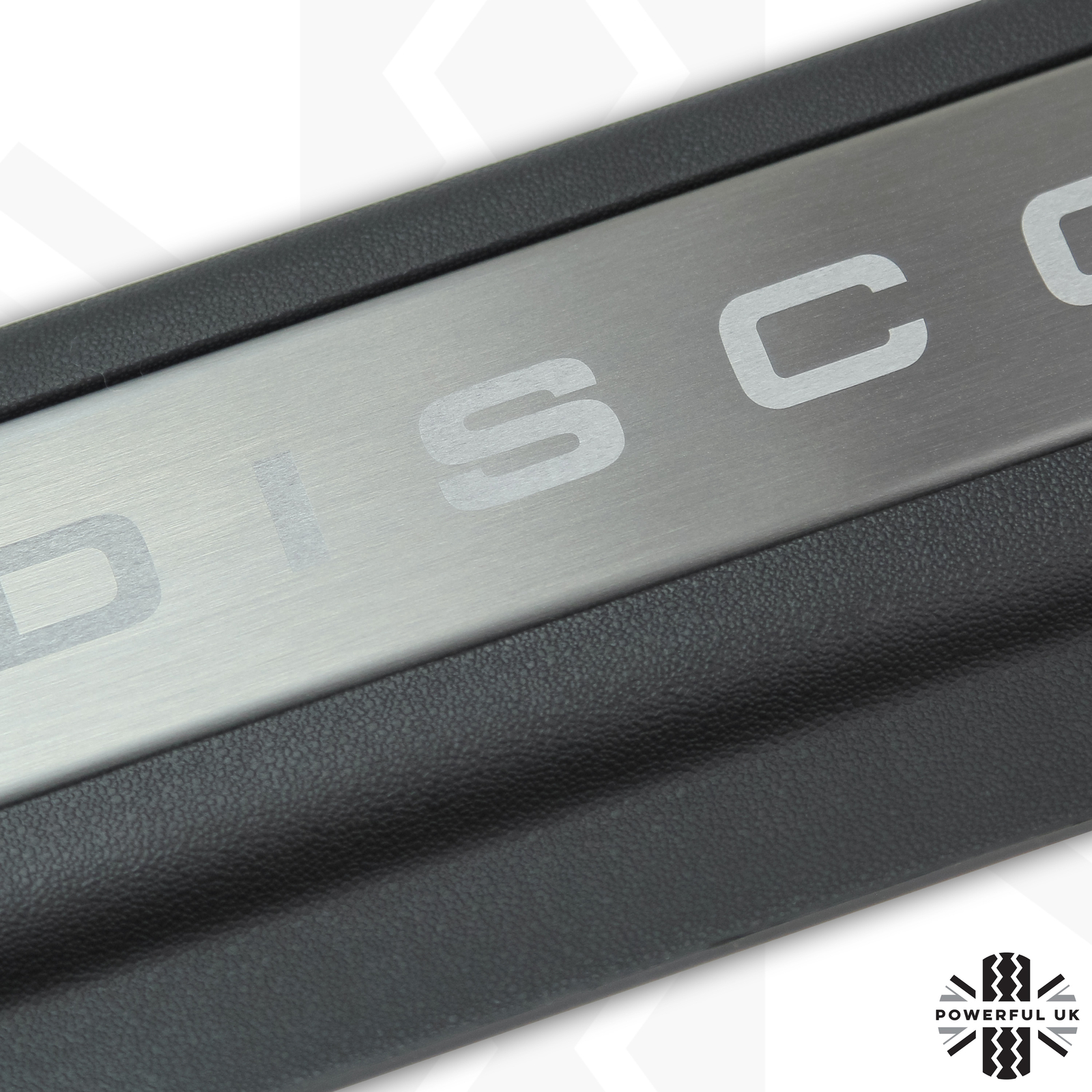 Discovery Sport front door scuff plates sill tread set brushed metal ...