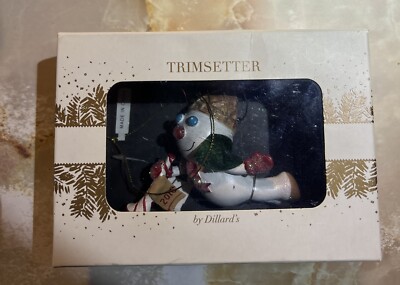 NIB ~ Mr Bingle 2016 Dillards Trimsetter Christmas Ornament | eBay