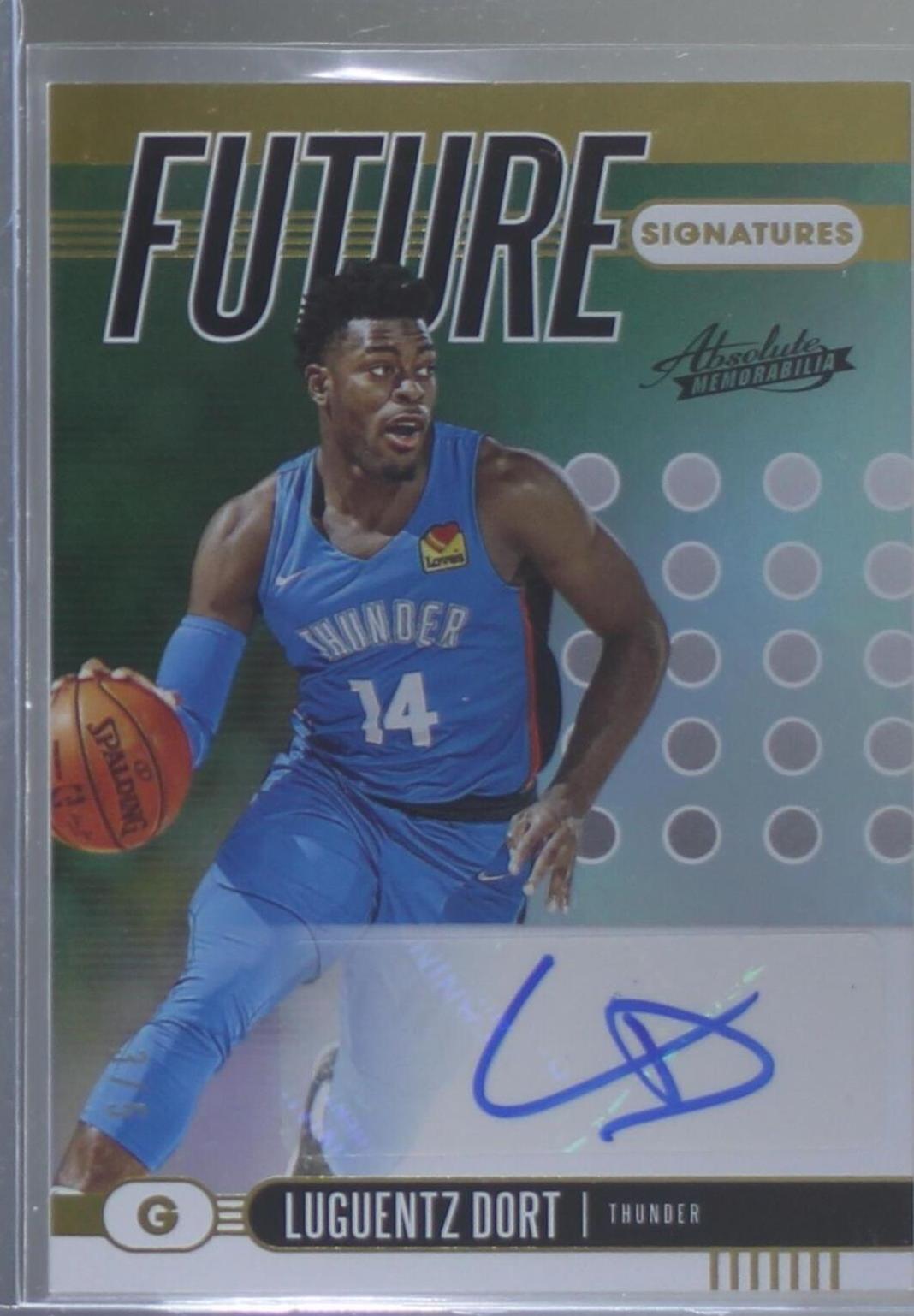 2019-20 Panini Absolute Memorabilia - Future Signatures Luguentz Dort # ...