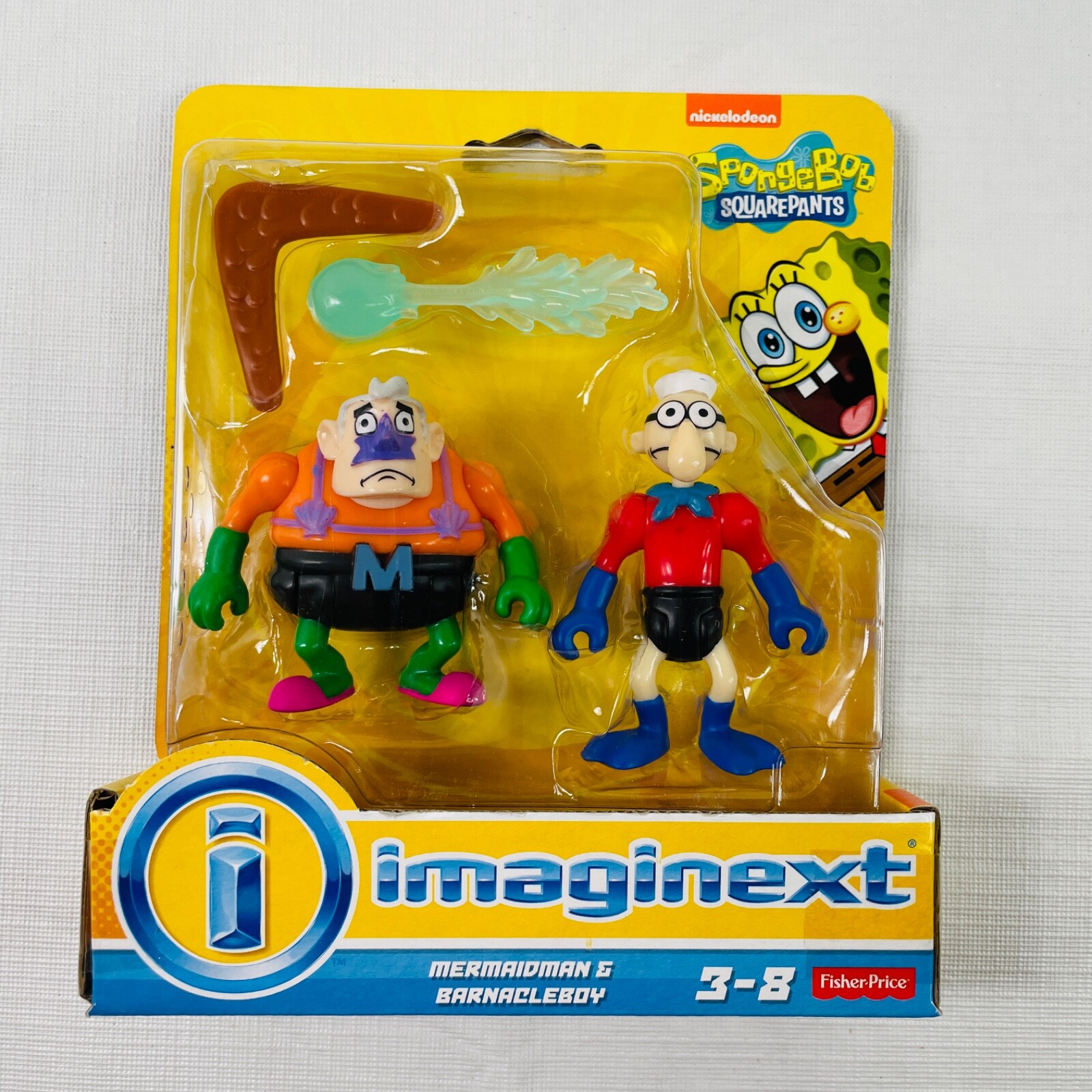 Imaginext Spongebob Squarepants Fisher Mermaidman & Barnacleboy for ...