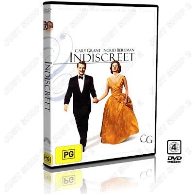 Indiscreet DVD : Cary Grant / Ingrid Bergman : Brand New : Region 4 | eBay