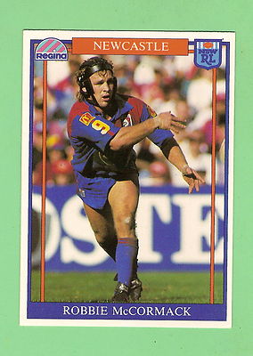 1993 NEWCASTLE KNIGHTS RUGBY LEAGUE CARD #5 ROBBIE McCORMACK | eBay ...