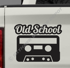 Old School Cassette Tape Sticker Vinyl Decal Bumper Sticker Car Sticker ...