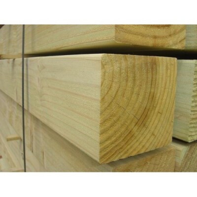 100x100mm PAR & 4RC Timber Posts ~ Planed Smooth Redwood 4x4 2.4m/2.7m ...