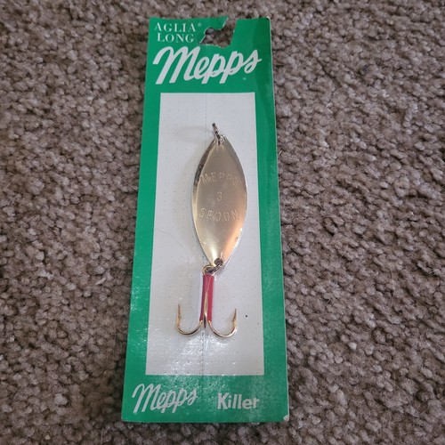 Vintage 1970's Mepps Aglia Killer Fishing Lure NOS On Card | eBay